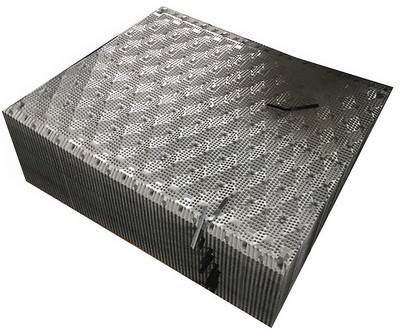 Quality Honeycomb PVC Cooling Tower Sheet Cooling Tower Fins Or Fills for sale