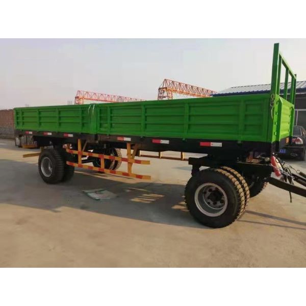 Quality 2/3 Axle Timber Transport Truck Trailer Loading Durable Design Full Trailer for for sale
