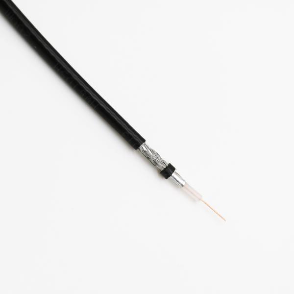 Quality Black 75ohm RG6 RG11 RG59 CATV Flexible RF Coaxial Cable for sale