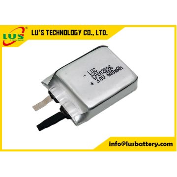 Quality Custom LiMnO2 Ultra Slim Battery CP602026 3.0v 600mah Non Rechargeable for sale