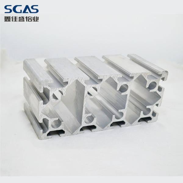 Quality Custom 6063 T5 Extruded Aluminum Extrusion Silver Anodizing Mill Finish for sale