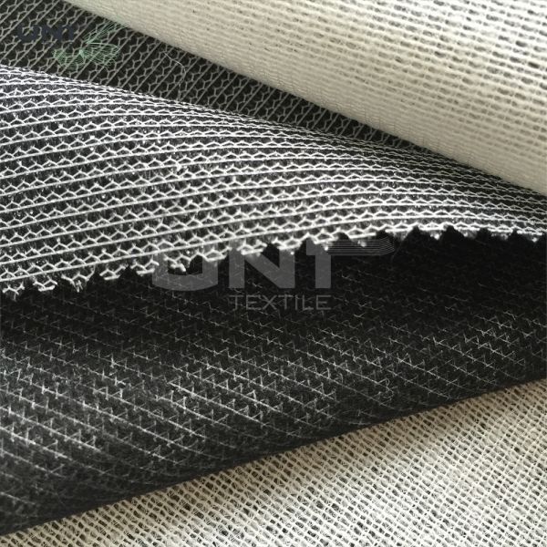 Quality Fusible Interlining Belended Weft Insert Napping Fusible Interlining For for sale