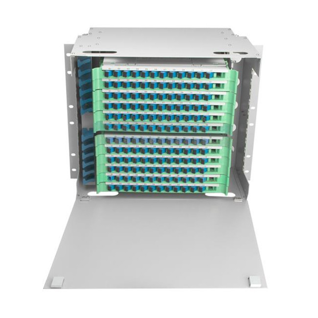 Quality Gray ODF Patch Panel Rack 19 72 Core FC / SC Optic Distribution Frames for sale