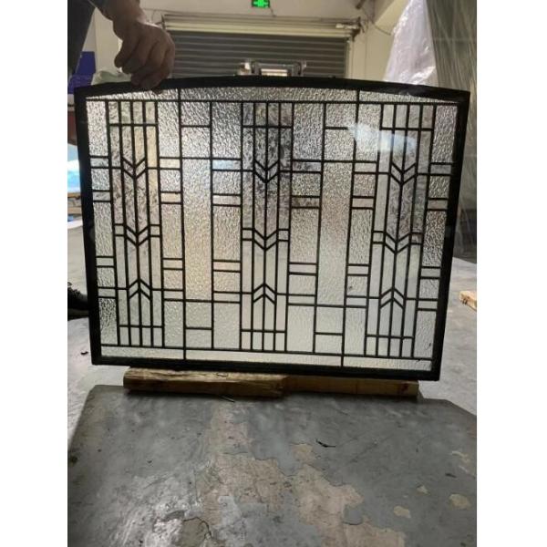 Quality New design decorative door inserts glass for sale