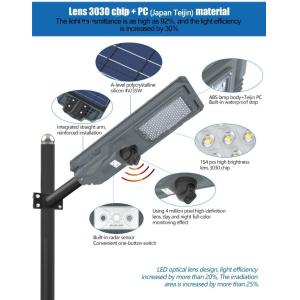 Quality 6000K - 6500K Solar Integrated Street Light 4 Megapixel Camera Street Light for sale