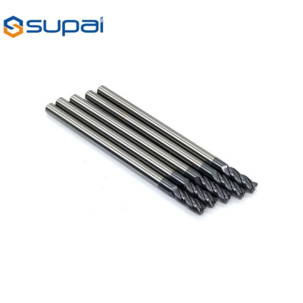 Quality CNC Hard Metal Corner Radius Milling Cutter Tungsten steel End Mill 4 Flutes R for sale
