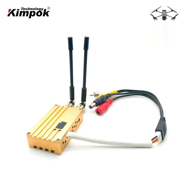 Quality 40km 1.2Ghz 8W FPV Drone VTX Video Link 8 Channels for sale