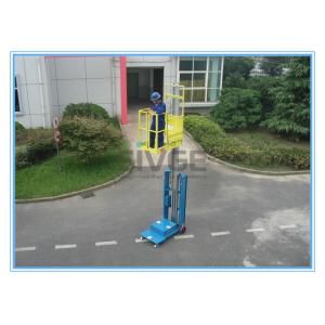 Quality Warehouse Order Picker 2.8m Mast Type , Hydraulic Aluminum Stock Picker Lift for sale