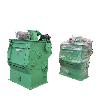 Quality 2TPH - 4TPH Rubber Belt Shot Blasting Machine Small Fittings Cleaning for sale