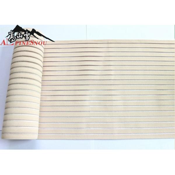 Quality Fish Breathable Postpartum Abdominal Belt Elastic Ribbon Brown / White for sale