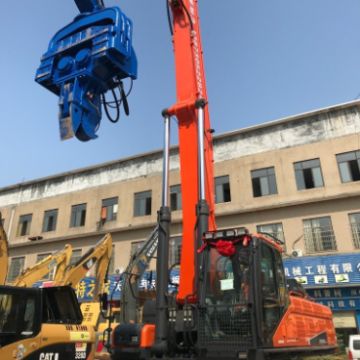 Quality Flexible Control Hydraulic Pile Driver High Efficiency Quick Running Speed for sale