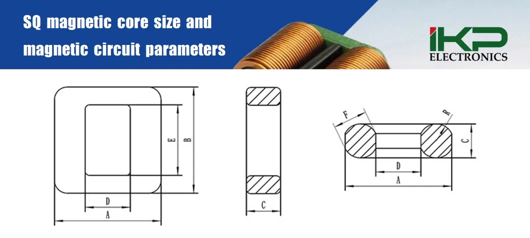 Vertical/Horizontal High Current Flat Wire Winding Common Mode Filter Inductors (SQ/UC3325 Series)
