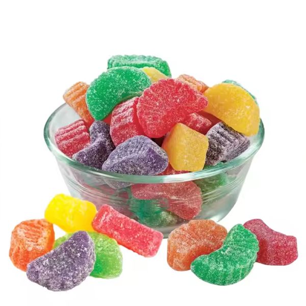 Quality Fruit Flavored Soft Gummy Candy Kosher Certified Orange Gummy Candy for sale