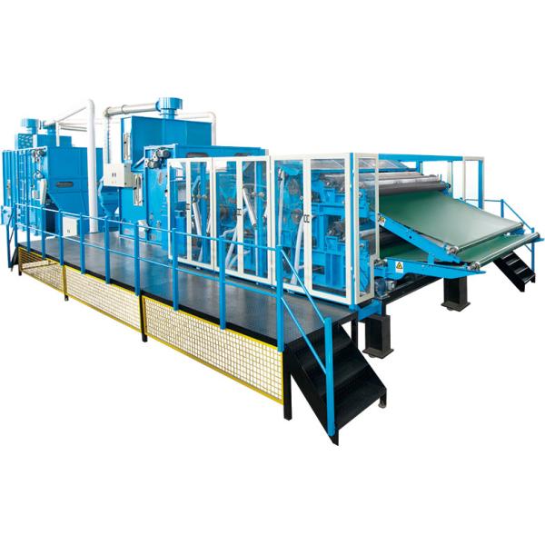 Quality Fiber Processing / Nonwoven Cotton Carding Machine High Performance Dust Collection System for sale
