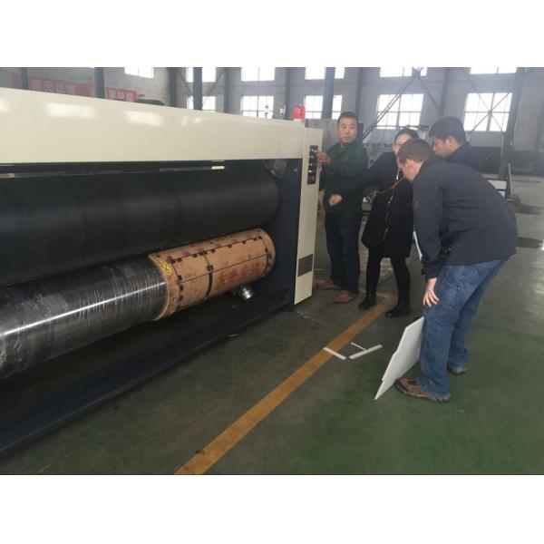 Quality 2400 Model Rotary Die Cutter Machine , Corrugated Board Cutting Machine Semi for sale
