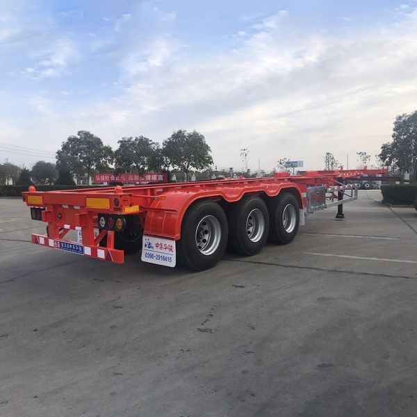 Quality 40T Max Payload Air Suspension Extendable Slider Skeleton Container Chassis Semi for sale