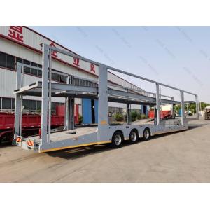 Quality 2 Axle Truck Semi Trailer Car Carrier Transport Semi Truck Trailer For Chinese for sale