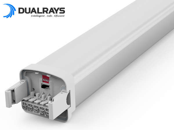 Quality DUALRAYS D5 LED Moisture-proof Light with DIP Switchable Power/3CCT and wiring for sale
