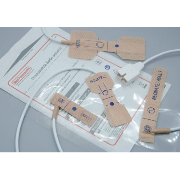 Quality Disposable Spo2 Sensor With CE/ISO Certification High Accuracy Guaranteed for sale