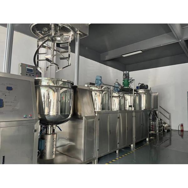 Quality SUS304 SUS316 Vacuum Mixer Homogenizer , Leakproof Cosmetic Manufacturing for sale