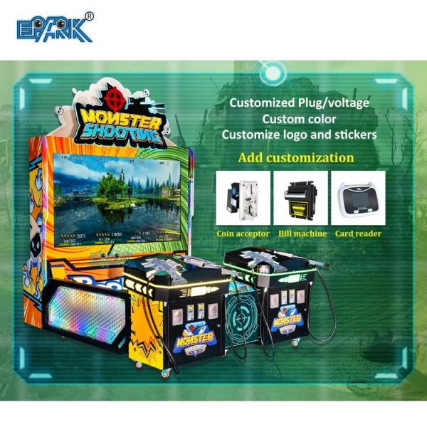 Quality Monster  Arcade Game Machine Coin Operated Game Metal for sale