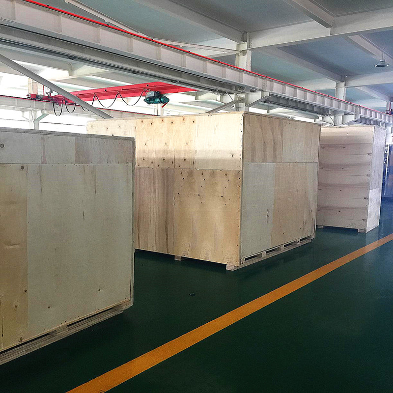 Packaging machine ready for shipment
