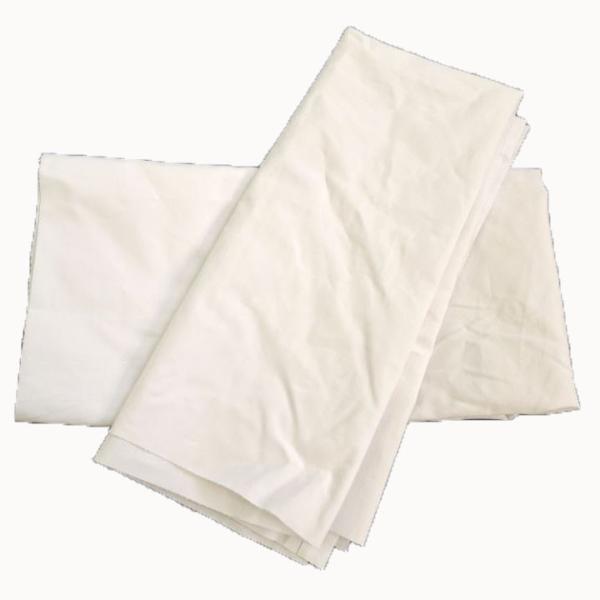 Quality No Stain Recycled White Bed Sheet Industrial Cotton Rags for sale