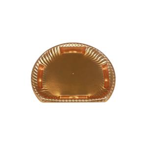 Quality Custom Plastic Blister Pack Golden PP Disposable Plastic Plate for sale