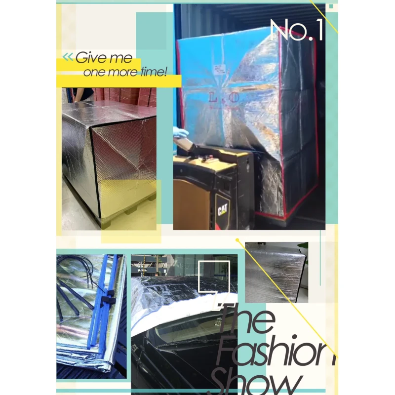 House Construction Self Adhesive Foam / Bubble Insulation Material 4mm Thickness Heat Insulation Building Materials