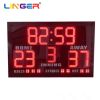 china Red Color LED Baseball Scoreboard Included Free Logo Printing