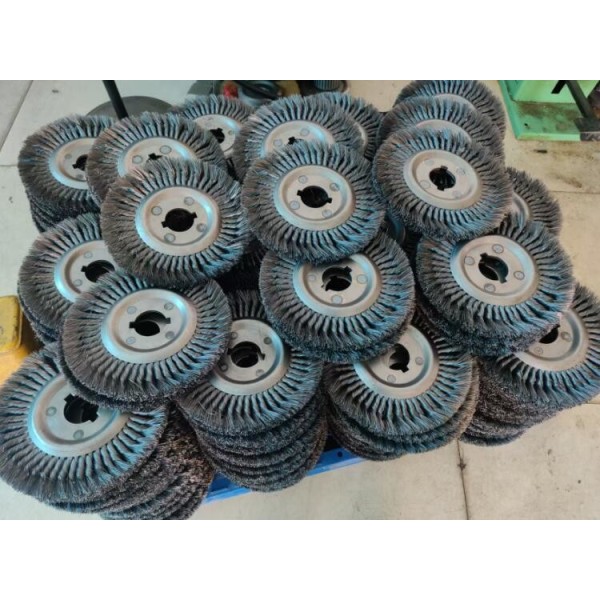 Quality Double Layer Twist Knot Wire Wheel Brush 300mm OD for Rust Cleaning for sale