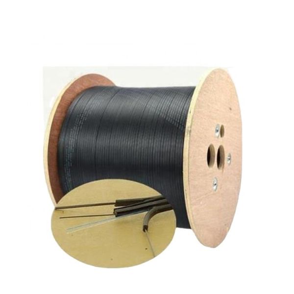 Quality Indoor Outdoor GJYXFCH 2 Core FTTH Flat Fiber Optic Cable for sale