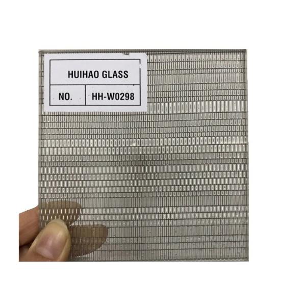 Quality Sliding Doors Elegant Wire Fabric Laminated Glass 13 Mm for sale