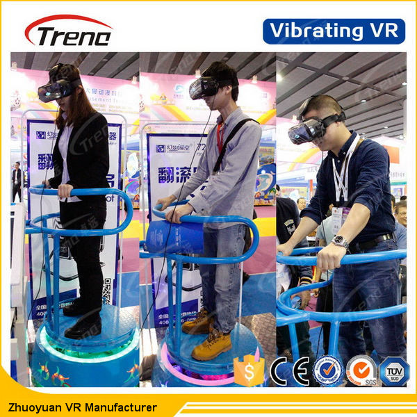 Quality Small Gun Shooting Games 9D VR Simulator With Earthquake Vibrating Effect for sale
