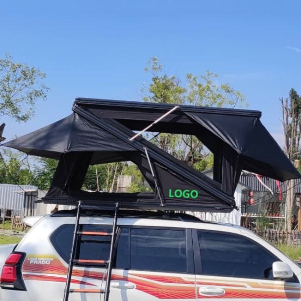 Quality Space Saving Z Rooftop Tent Oxford Fabric 2 Person Rooftop Tent Aluminum Honeycomb for sale
