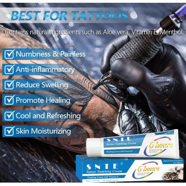 Quality Painless Tattoo Numbing Cream SGS Approval Pain Killer Cream for sale