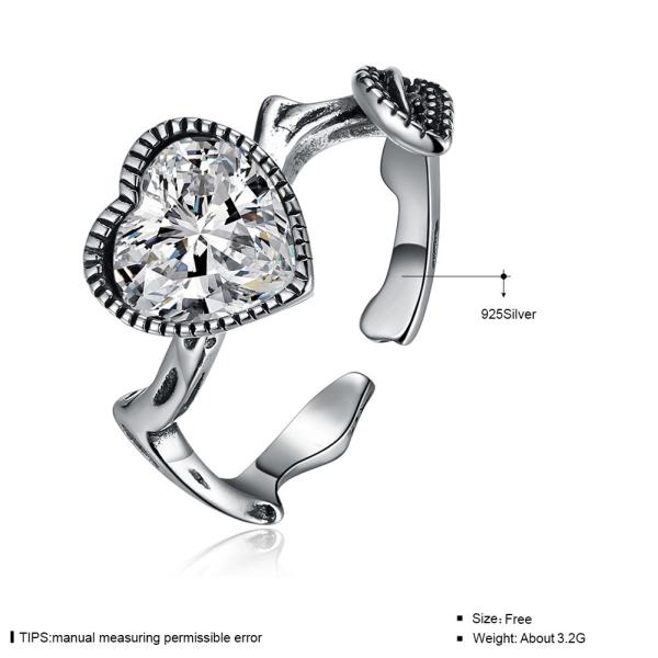 Quality 18K White Gold Moissanite Ring Custom Sterling Silver Diamond Ring for sale