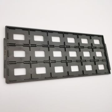 Quality Transport IC Components Injection JEDEC Standard Trays With Big Pocket Size for sale