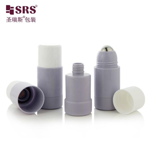 Quality 50ml PP PCR Refillable Roll On Bottle for Cosmetics for sale