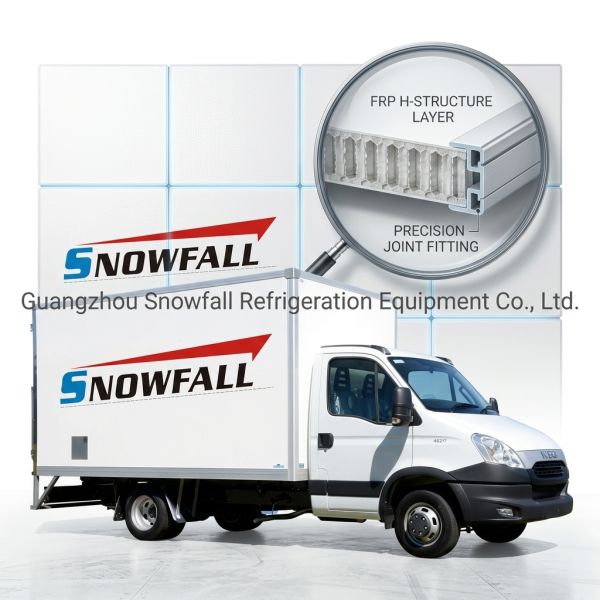 Quality Modular Panel Design FRP Honeycomb Dry Cargo Box with Panel Kit Assembly System for sale
