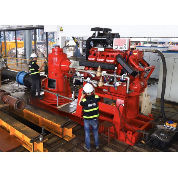 Quality 2 Stage Vertical Turbine Fire Pump / Diesel Fire Fighting Water Pump High Speed for sale