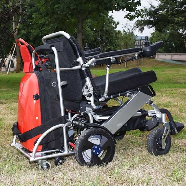 Quality 36km Lithium Multifunction Foldable Electric Wheelchair for sale