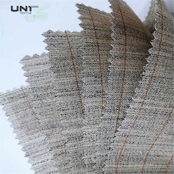 Quality Stiff and Smooth Handfeeling Hair Interlining with 206 gsm Weight and Elastic Properties for Men's Suits for sale