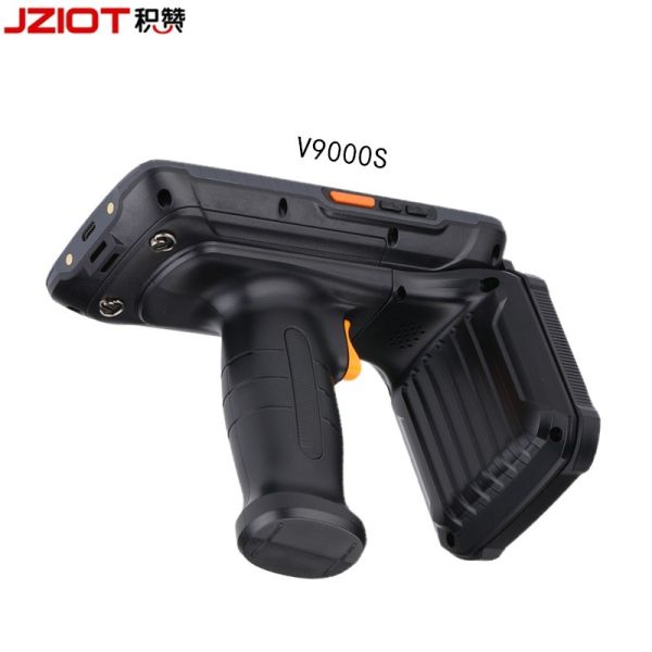 Quality Android Rugged Industrial Hf 15693 Handheld Rfid Tag Reader Mobile Terminal 1d for sale