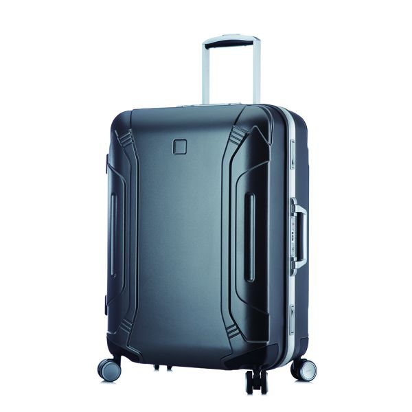 Quality Business Suitcase Code Lock Trolley Luggage with Spinner Wheels Carry-on Boarding Aluminium Frame Closure Travel Luggage for sale