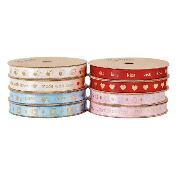 Quality Custom Made MSD Printed Satin Ribbon Silk Ribbon for Wrapping Heat Transfer for sale