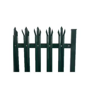Quality Europe Palisade Fence W Wrought Iron Gate for 6ft Metal Steel Residential for sale