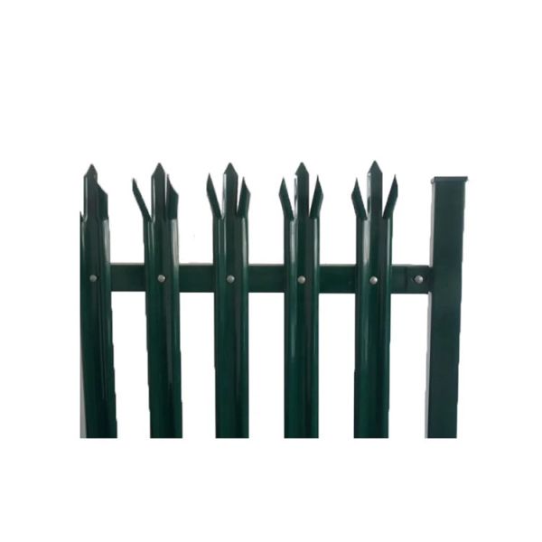 Quality Europe Palisade Fence W Wrought Iron Gate for 6ft Metal Steel Residential Security for sale