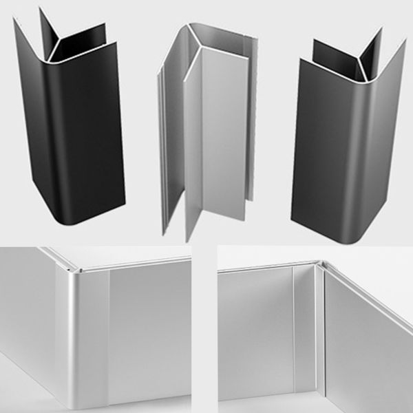 Quality Kitchen Accessory Aluminum Corner Connector for Skirting Board Cabinet Accessory for sale