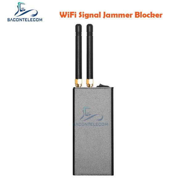 Quality 1200mAh Battery 10m Jamming Radius 2 Antennas GPS Signal Jammer WiFi GPS Blocker Portable Signal Jamming Device for sale